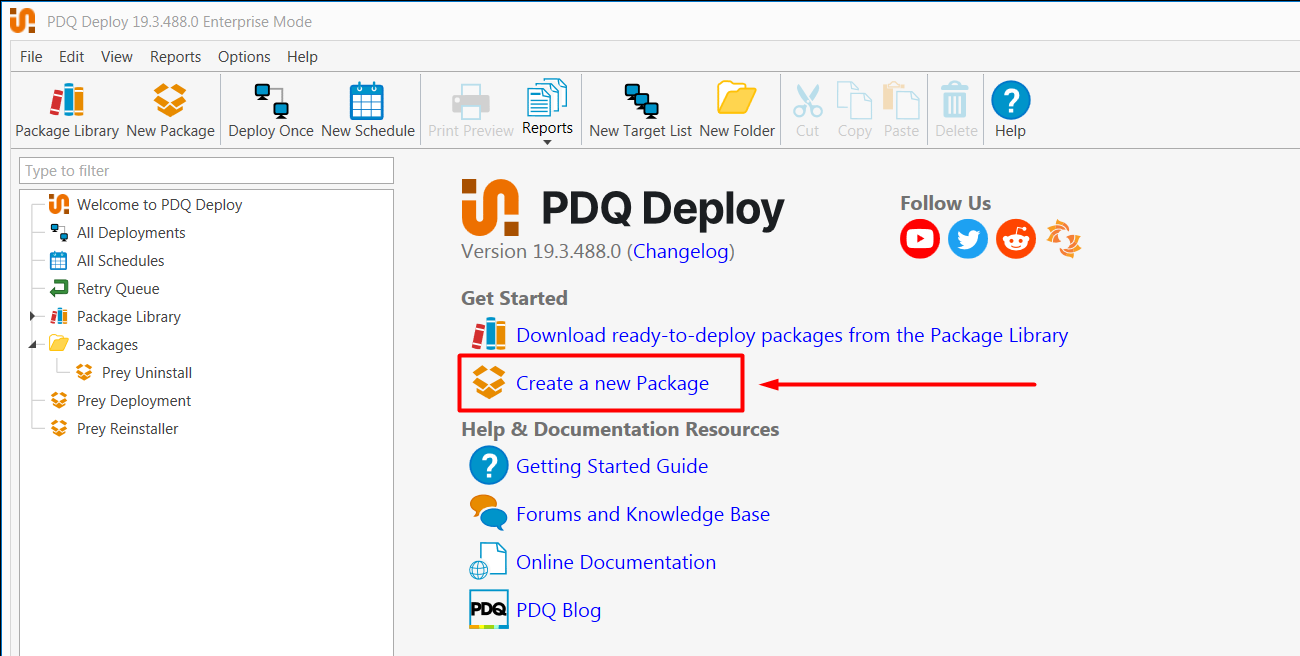Instalando Prey con PDQ Deploy – Centro de Ayuda de Prey
